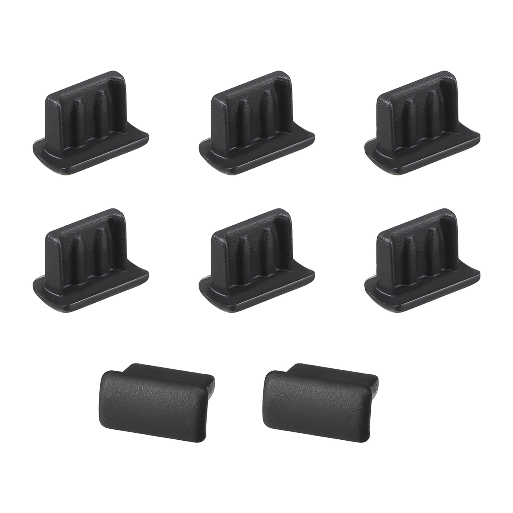 Silicone Mini USB Anti-Dust Stopper Cap Cover Black 10 pcs - Walmart ...