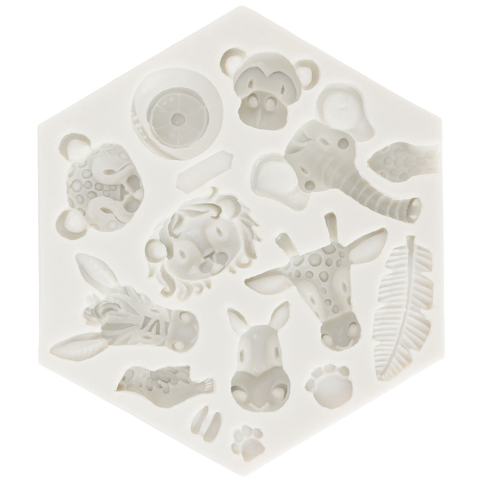 Silicone Mold Cute Animal Shape Easy Demoulding Flexible Soft Baking ...