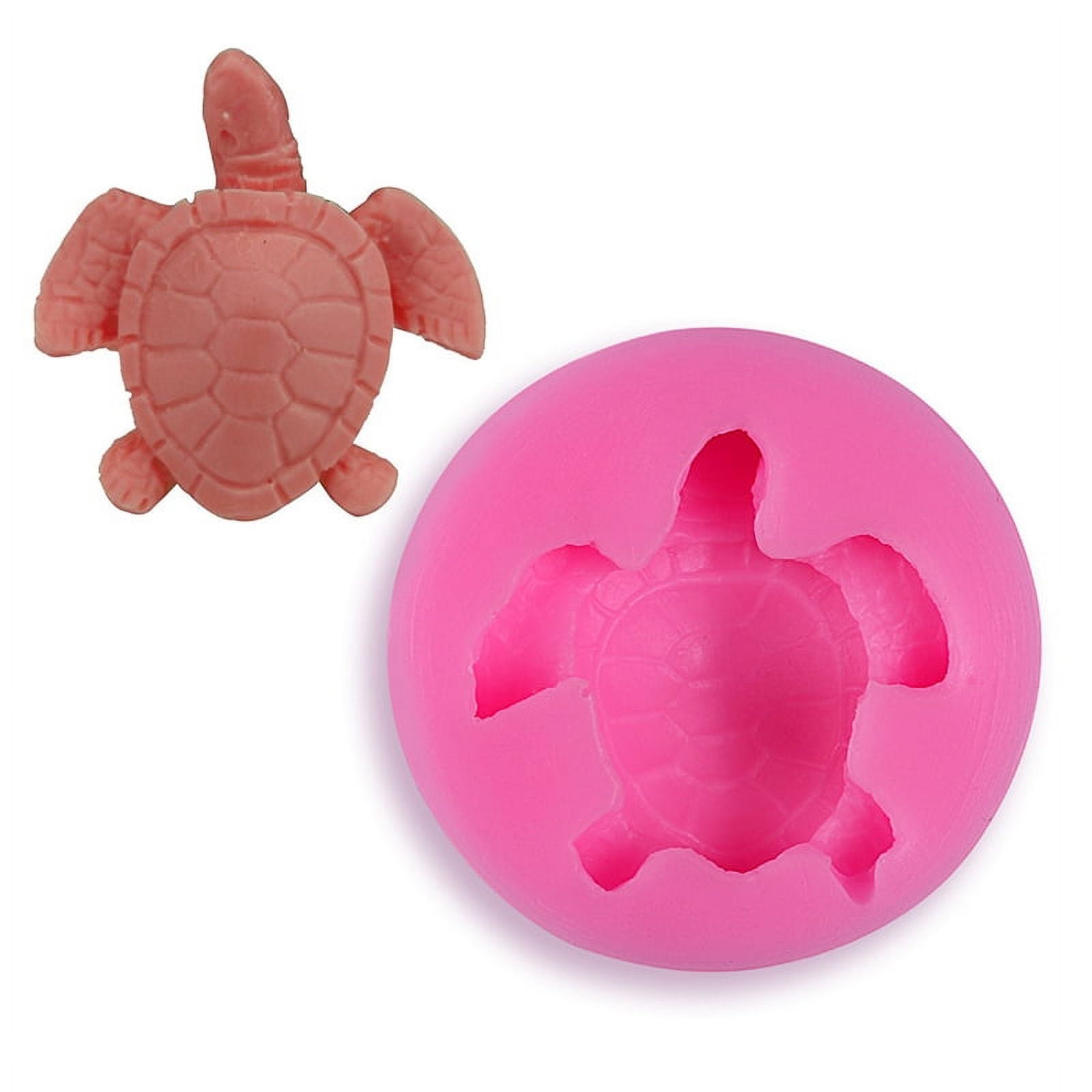 Silicone Mold Cute Sea Turtle Shape Ocean Theme Cake Decoration Gum ...