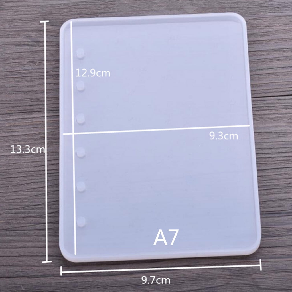 Silicone Mold DIY Crafts Notebook Shaped A5A6A7 Mirror Jewelry Making ...