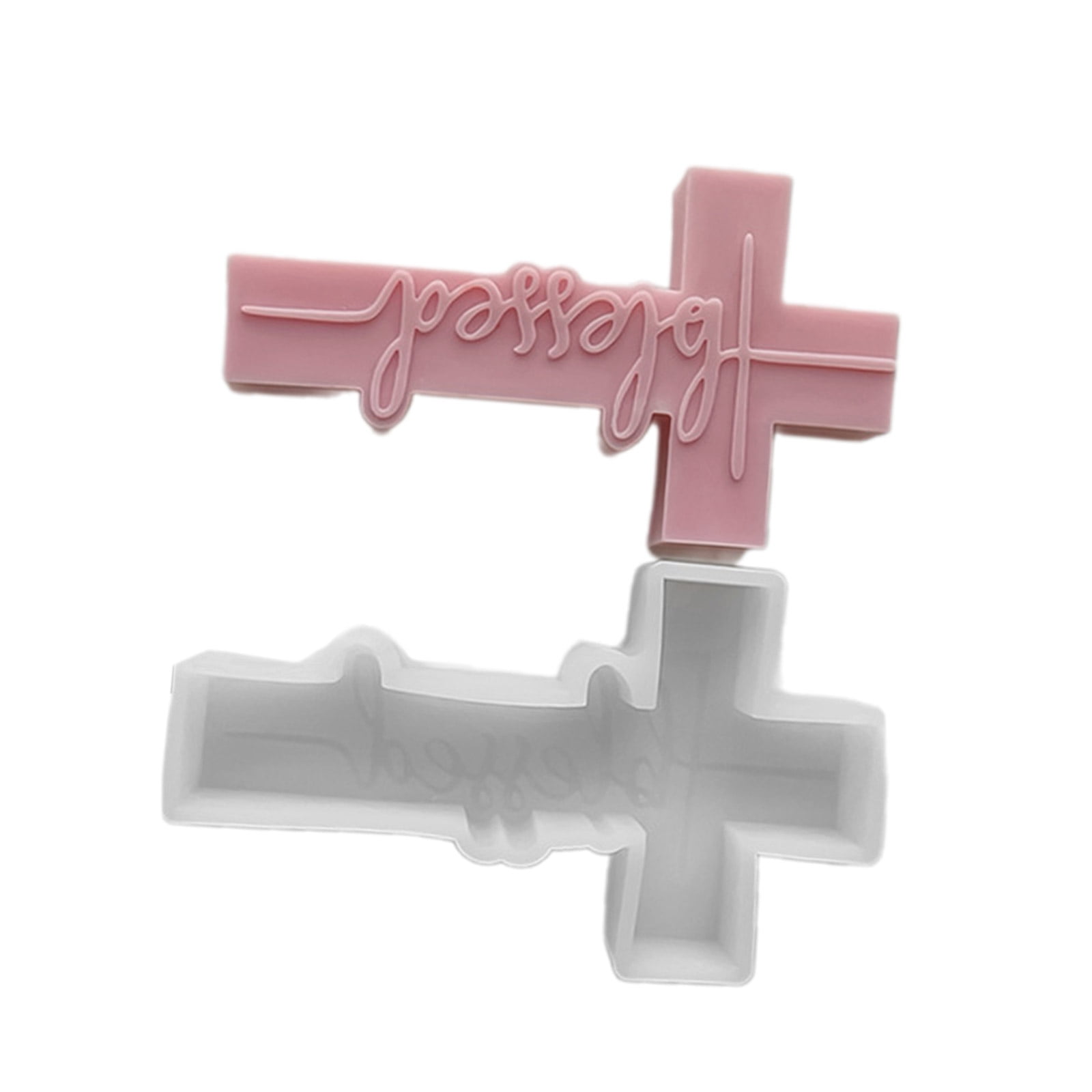 Silicone Mold Half Body Crosses Statue Molds Scented Making Soap Resin ...