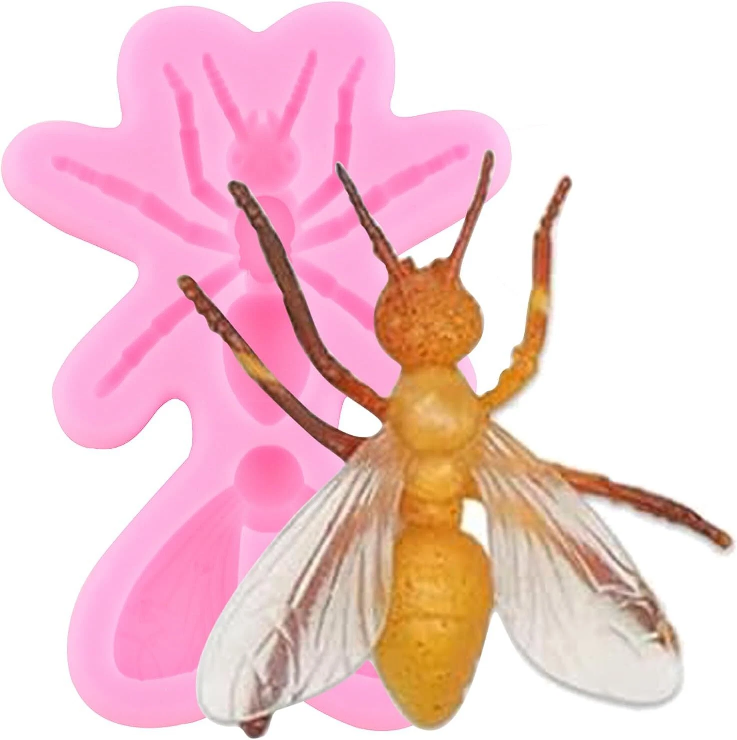 Silicone Mold Insect Fondant Molds For Cake Decoration Cupcake Topper ...