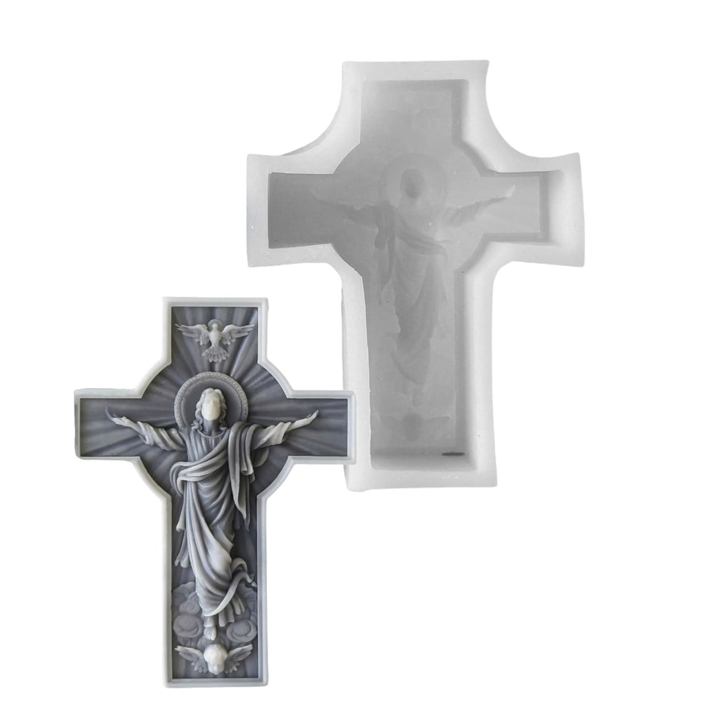 Silicone Mold Religious Home Decors Candle Molds Ornament Moulds for ...