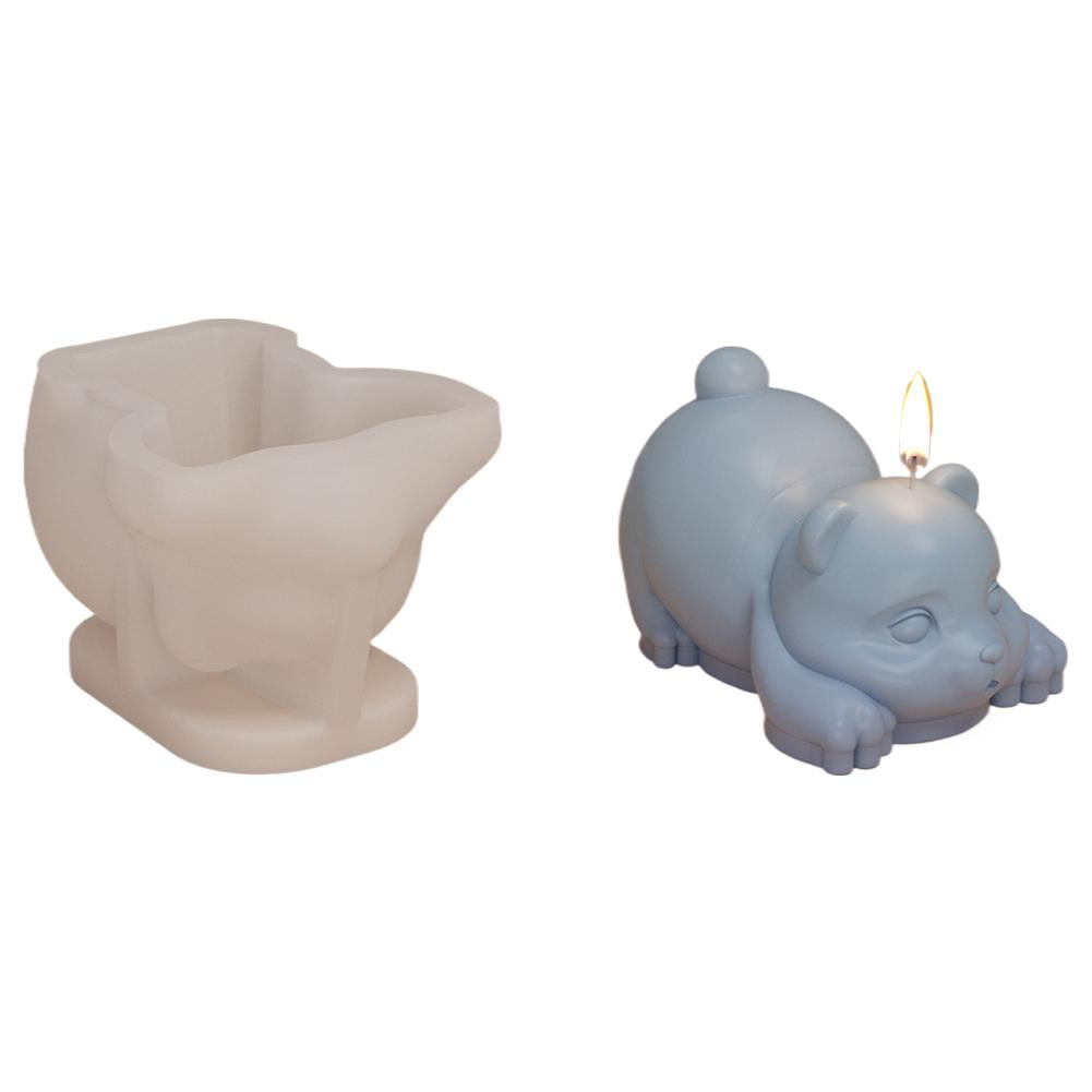 Silicone Mold Set with Facepalm Panda & Bamboo Designs, Various Sizes ...