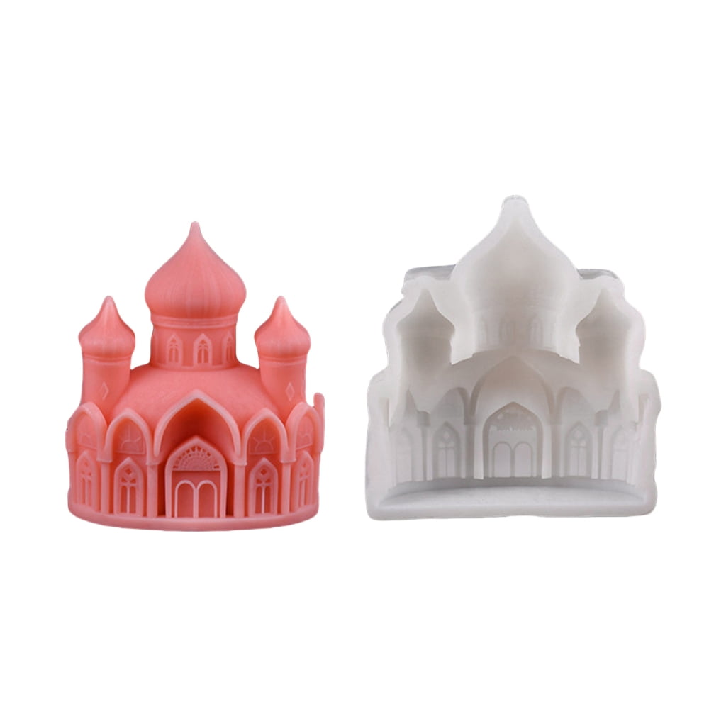 Silicone Molds 3D Castles Candle Molds Epoxy Resin Molds Castings Molds ...
