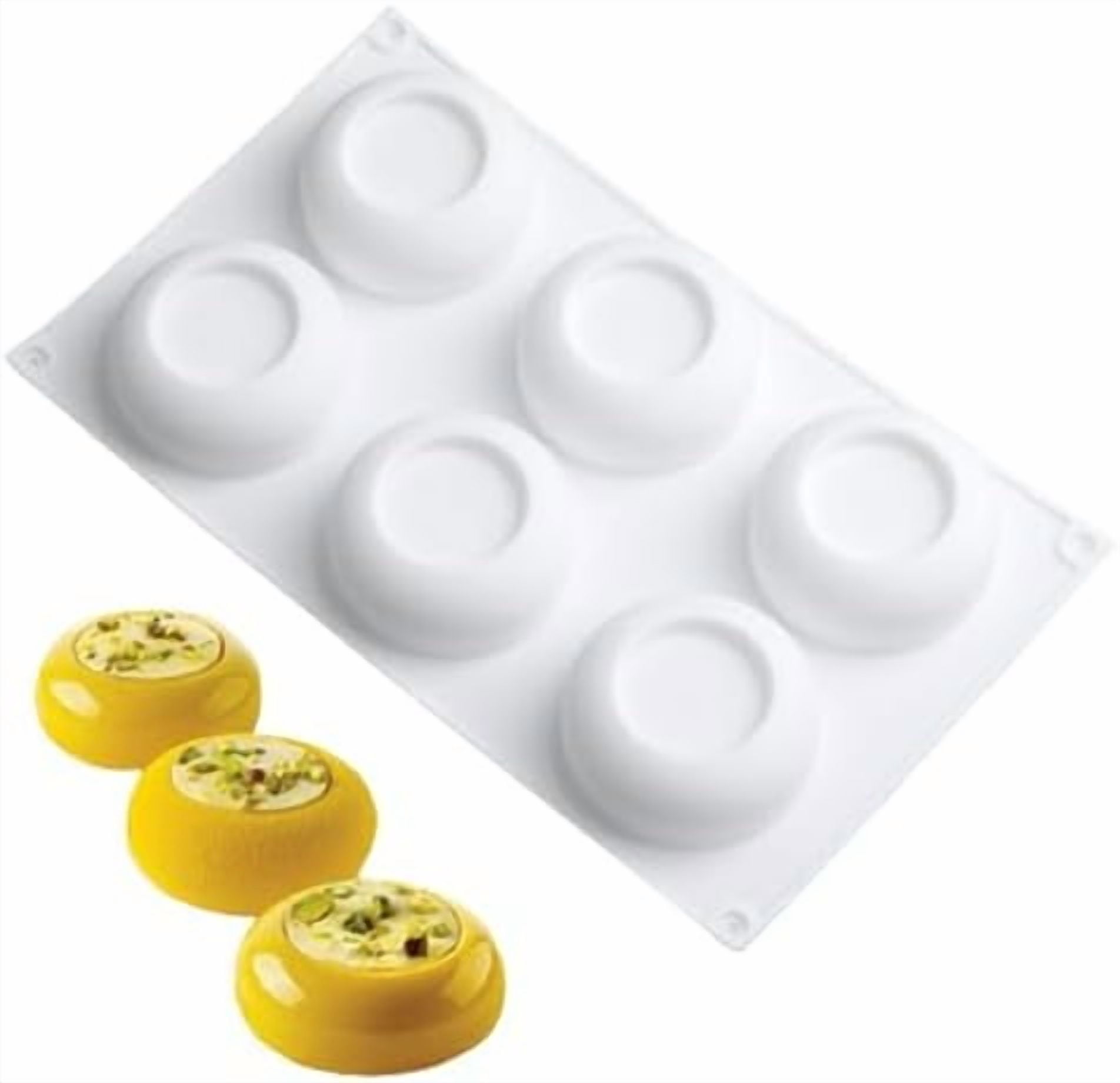 Silicone Molds for Baking Mousse Cake, 3D Silicone Baking Mold for ...