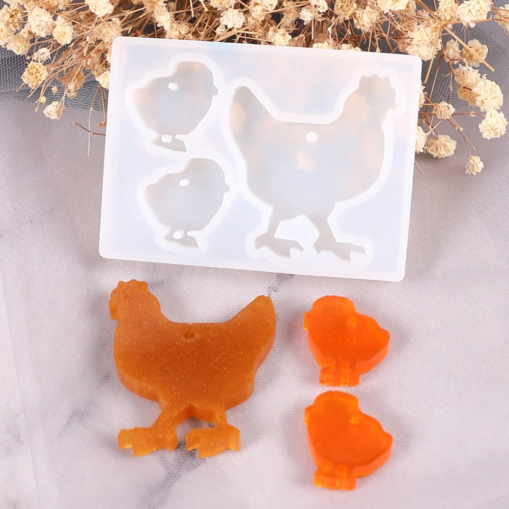 Silicone Molds Pendant Resin Casting Molds For UV Resin Epoxy Resin ...