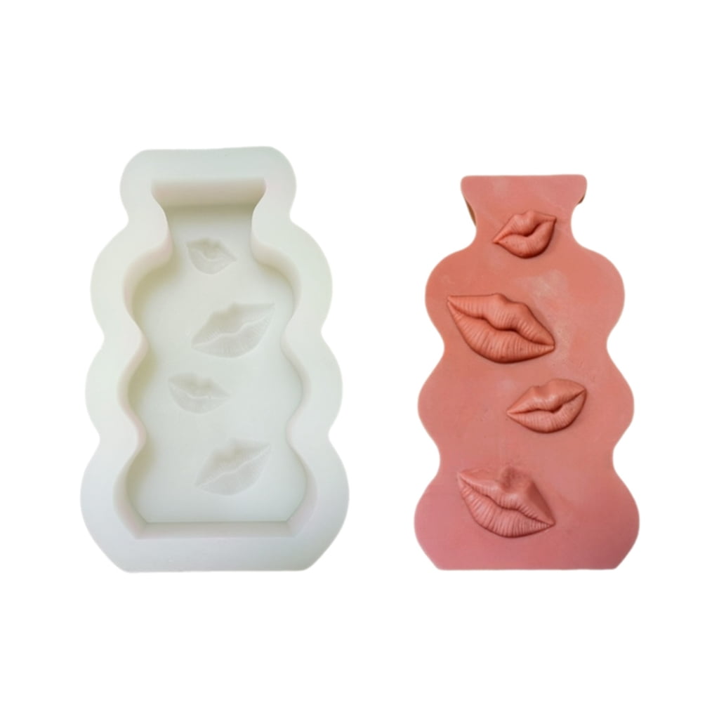 Silicone Molds Pucker Up Lips Candle Molds Casting Molds Kiss Lip Mouth ...