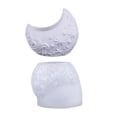 Silicone Moon Planter Mold Featuring Detailed Relief Design For Resin ...
