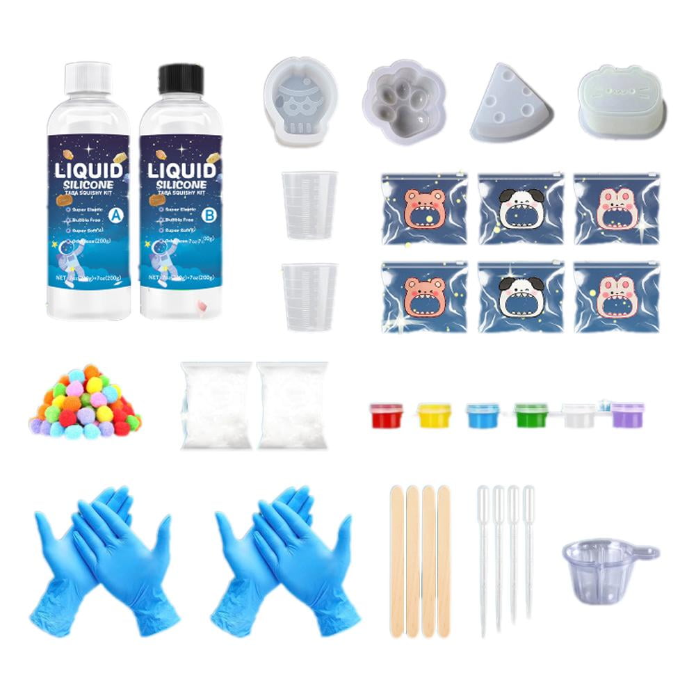 Silicone Mould Making Kit Liquid Translucent Silicone Rubber for Mould ...
