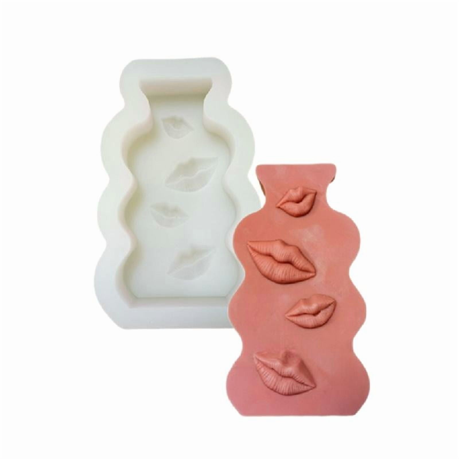 Silicone Mould Pucker Up Lips Candle Molds Kiss Lip Mouth Molds Resin ...