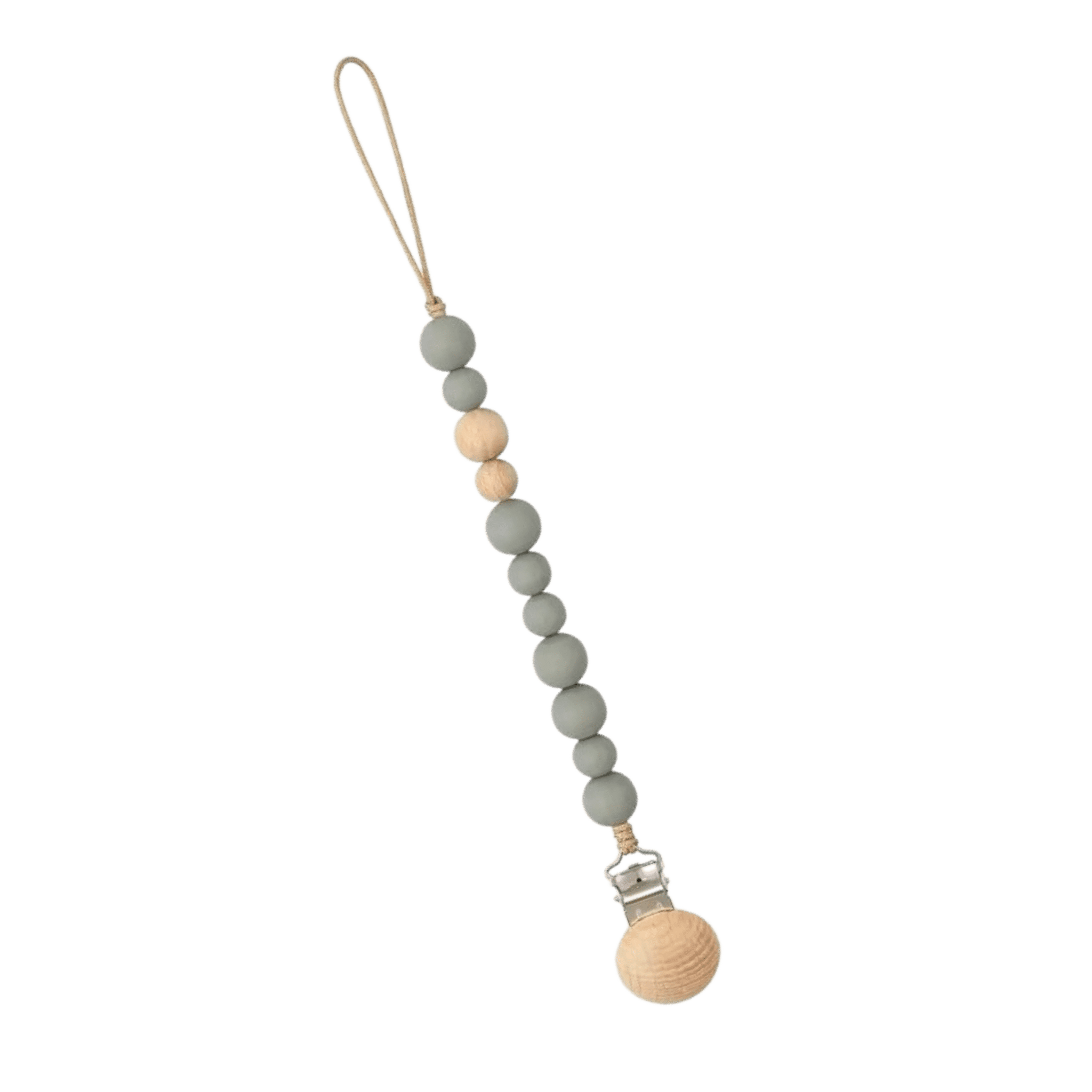 Silicone & Natural Wood Pacifier Clip: Eco-Friendly, Non-Toxic ...
