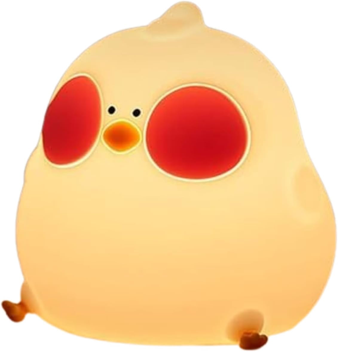 Silicone Night Light Cute Silicone Nursery Chicken Lamp Animal Night ...