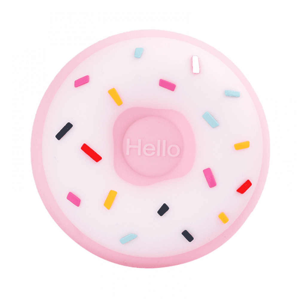Silicone Nightlight Usb Charging Cartoon Donut Night Light (Girl Powder ...