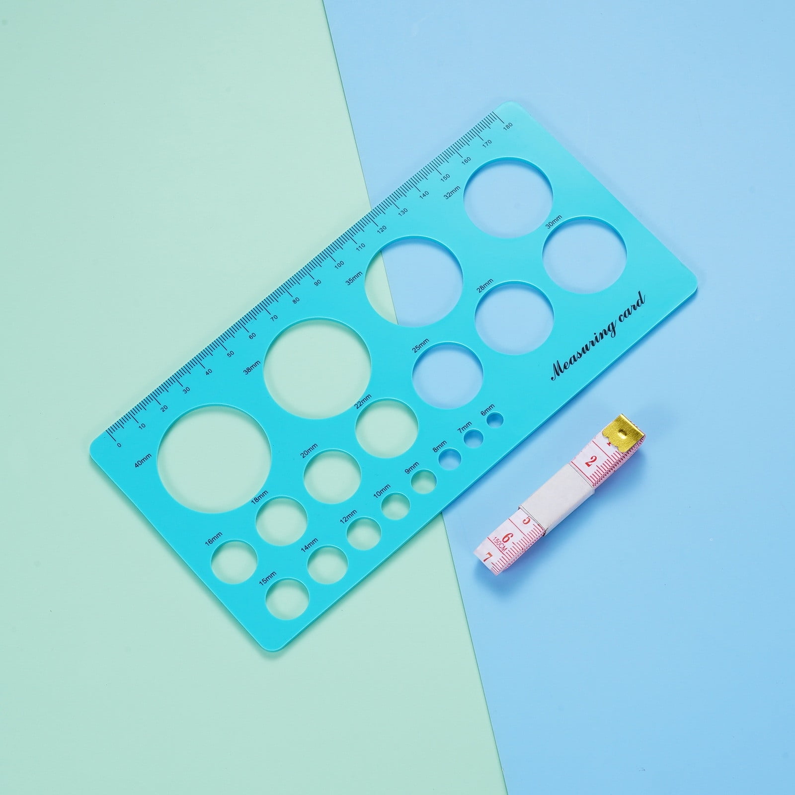 Silicone Nipple Measuring Ruler Measuring Card Aspirators Ruler Flange ...