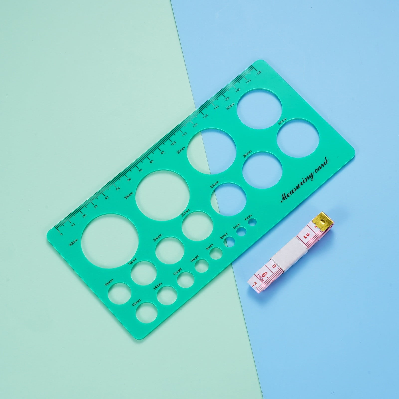 Silicone Nipple Measuring Ruler Measuring Card Ruler Flange Nipple Size ...