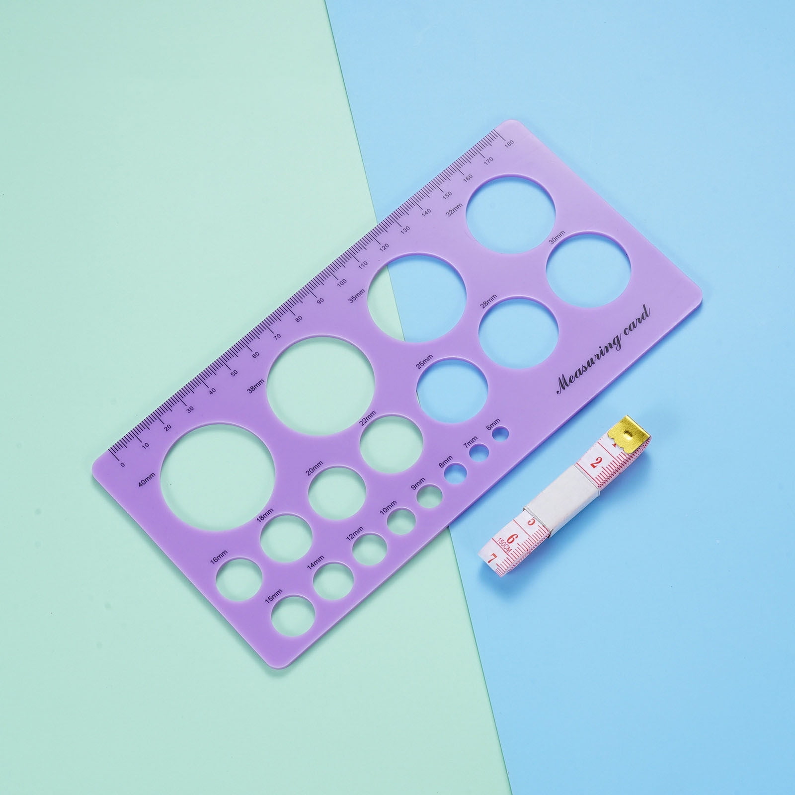 Silicone Nipple Measuring Ruler Measuring Card Ruler Flange Nipple Size ...