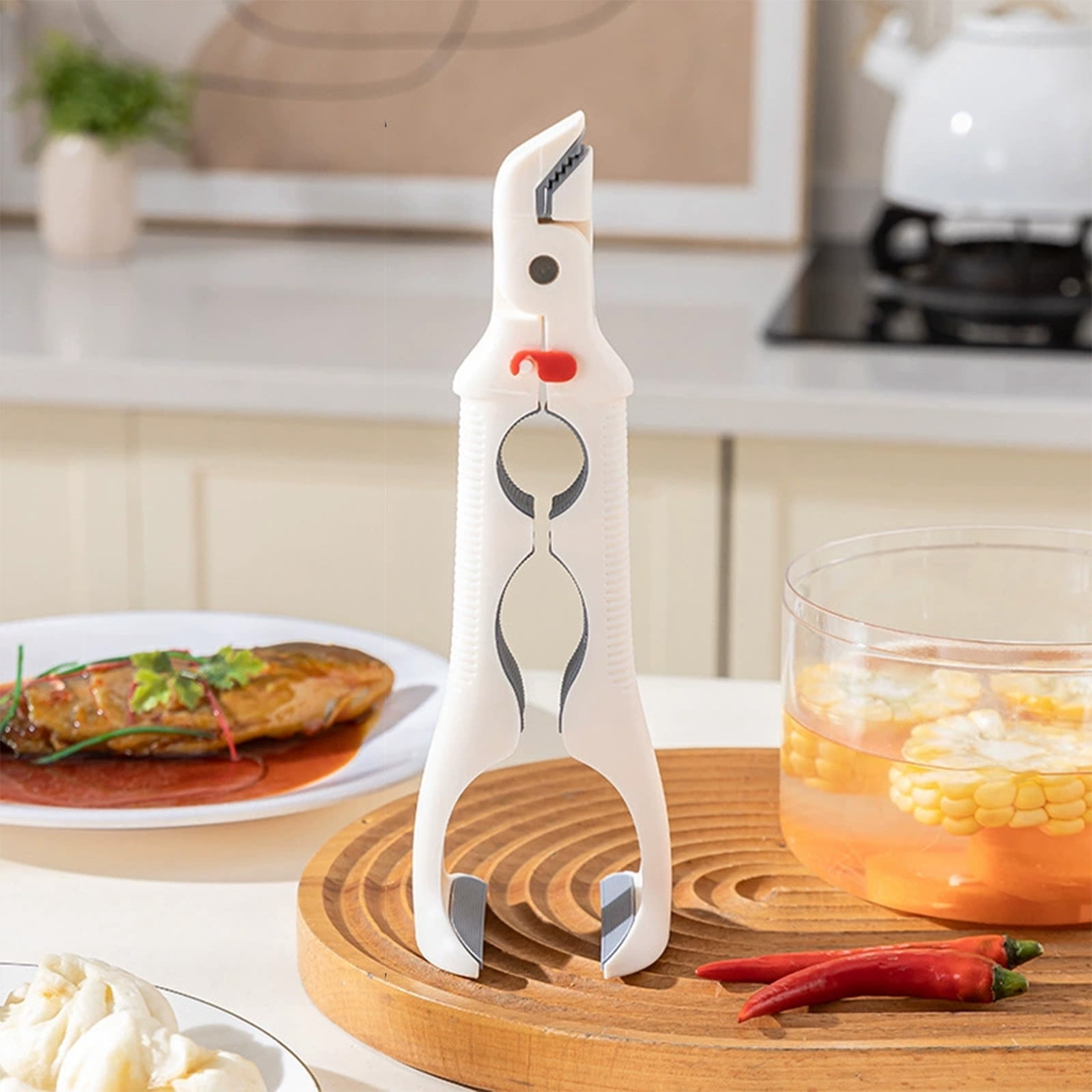 Silicone Non-Slip Bowl and Plate Lifter Clip Kitchen Utensil Hot Dish ...
