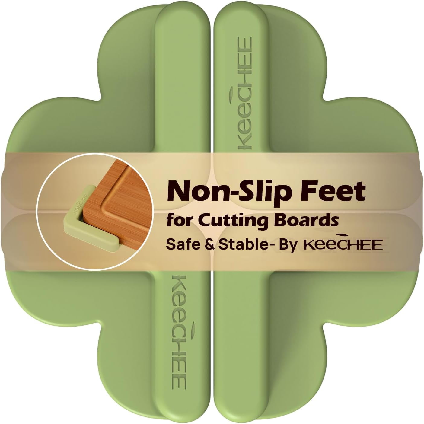 Silicone Non-Slip Feet for Cutting board, Preventing Cutting Injuries ...