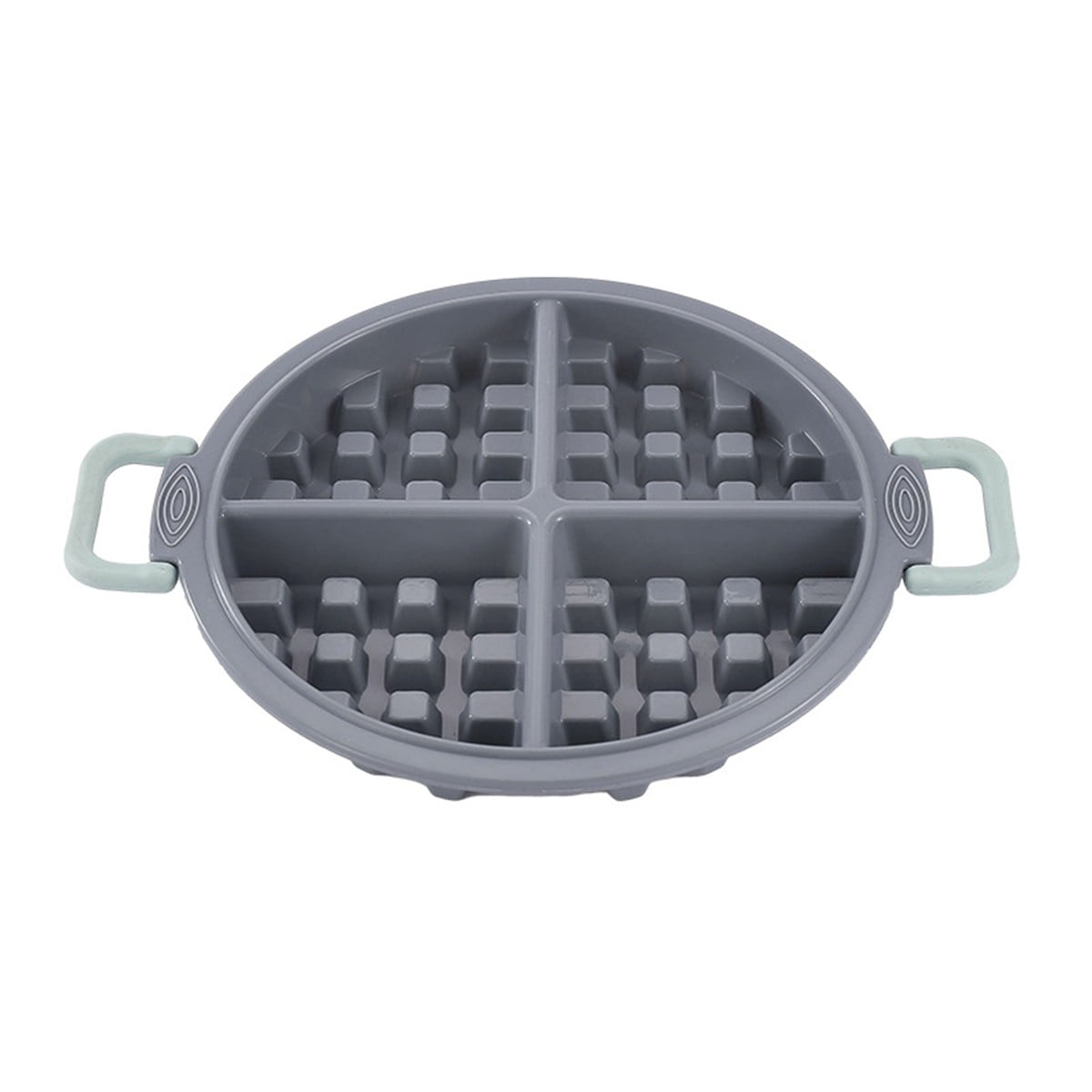 Silicone Non-Stick 4 Cavitys Waffle Mould Muffin Pans Baking Tray Cake ...
