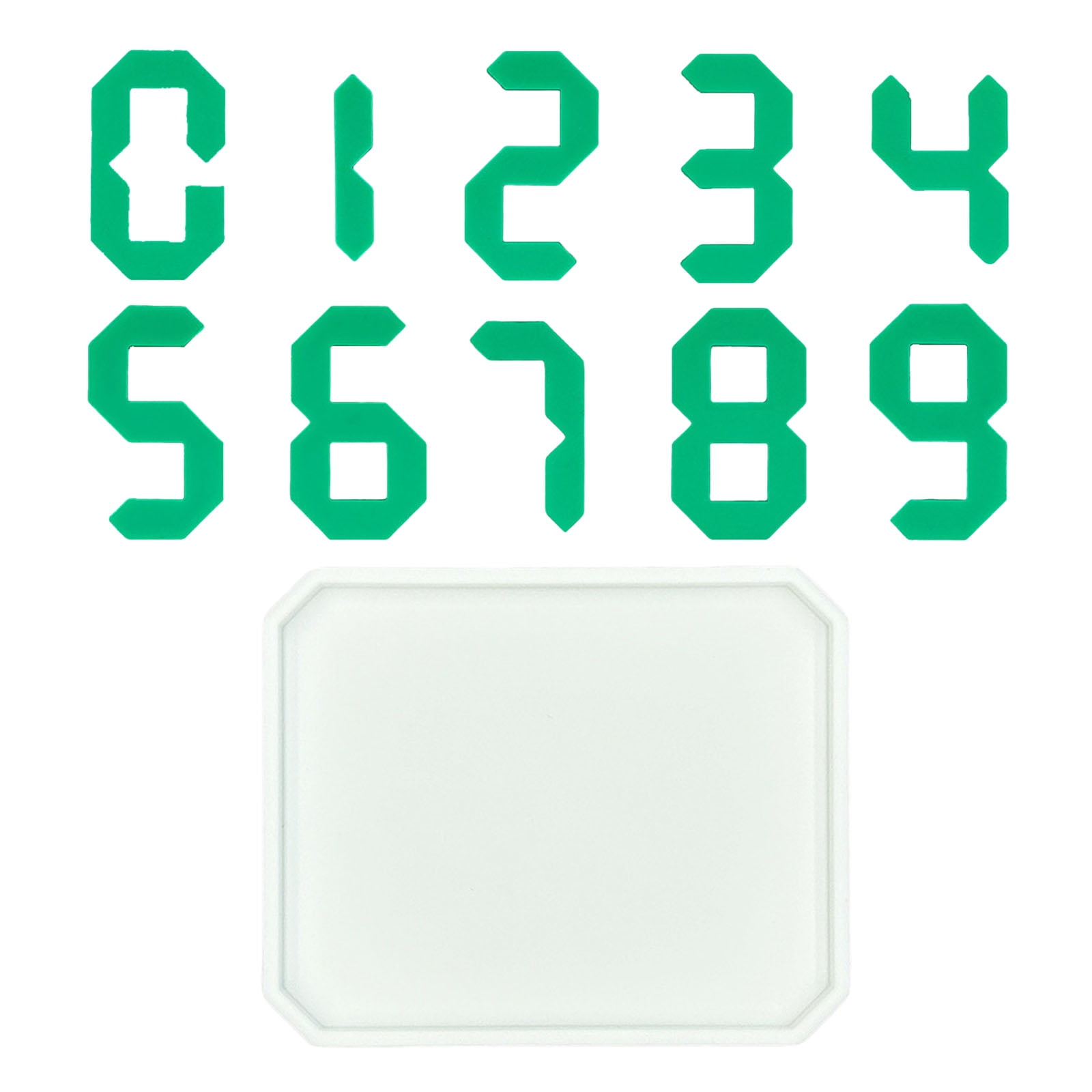 Silicone Number Puzzle Game Montessori Toy For Early Learning & Family ...