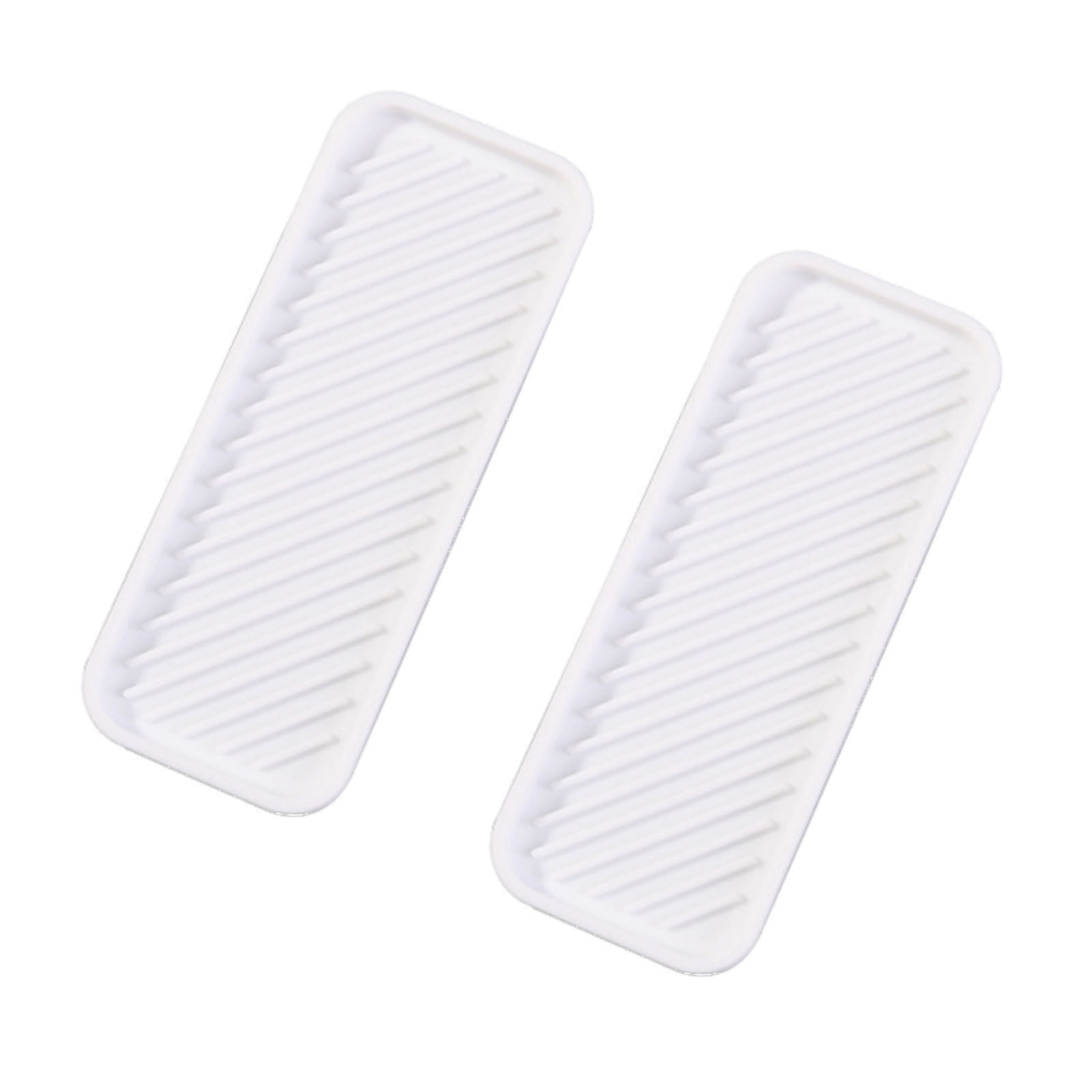 Silicone Organizer Tray, Soap and Sponge Holder for Kitchen Sink ...