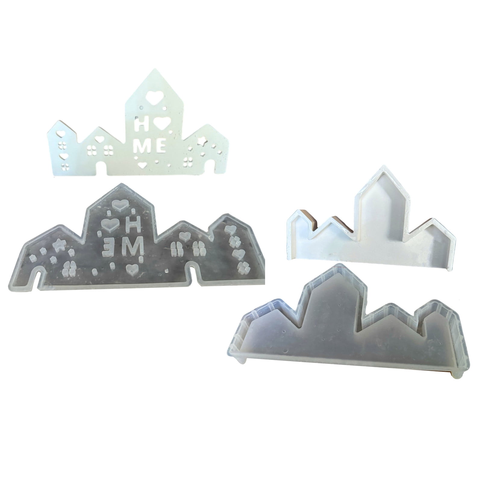 Silicone Ornament Mold House Molds Soap Making Molds Resin Molds Home ...