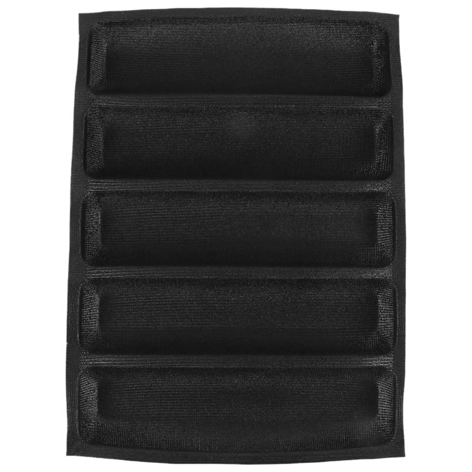 POPIDOME Silicone Perforated Bread Pan, Black, 33.5x46cm, Baking Tray ...