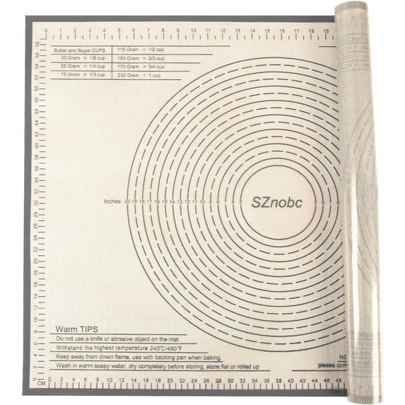 Silicone Pastry Mat 34''By 26'' Nonstick Baking Mats Extra Large ...