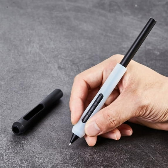 Silicone Pen Grip Sleeve Compatible with Wacom Pro Pen 3, Ergonomic ...