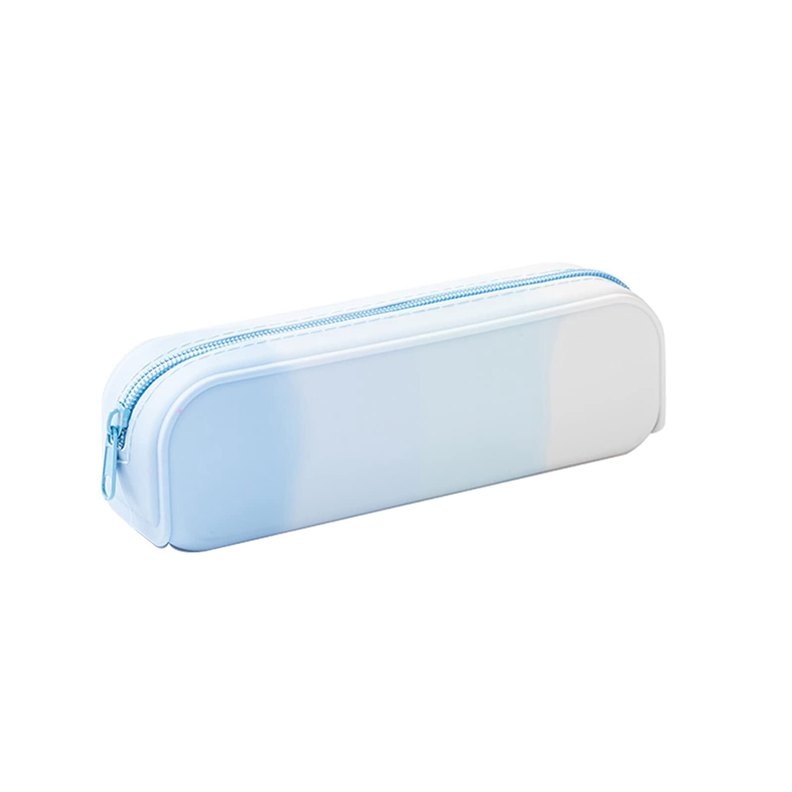 Silicone Pencil Case, Aesthetic Design Gradient Pencil Pouch with ...