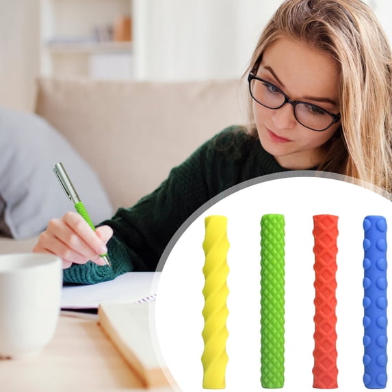 Silicone Pencil Grip - Ergonomic Writing Aid for Comfortable Hand ...