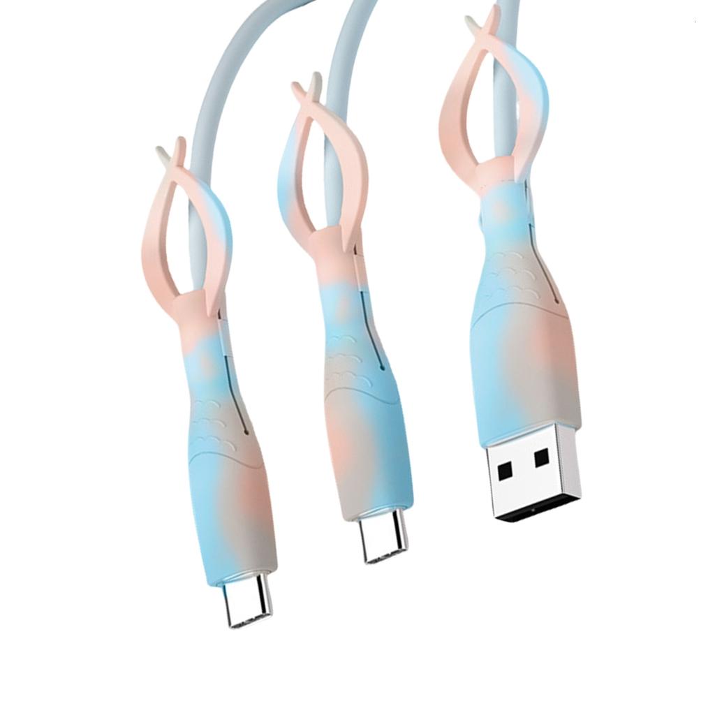 Silicone Phone Charger Protectors Cord Organizers With Stretchable ...