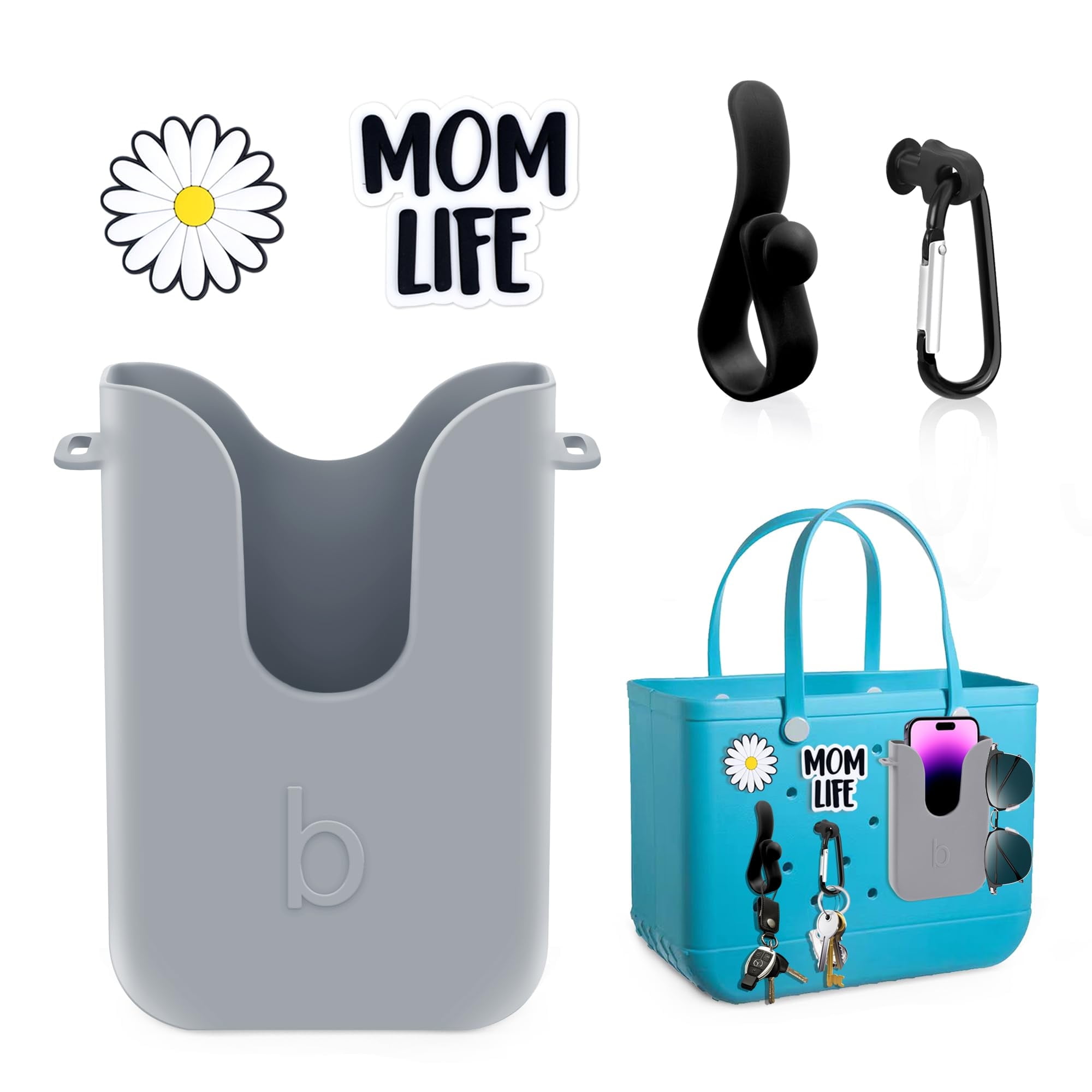Silicone Phone Holder Compatible with Bogg Bag, Phone Case Holder ...