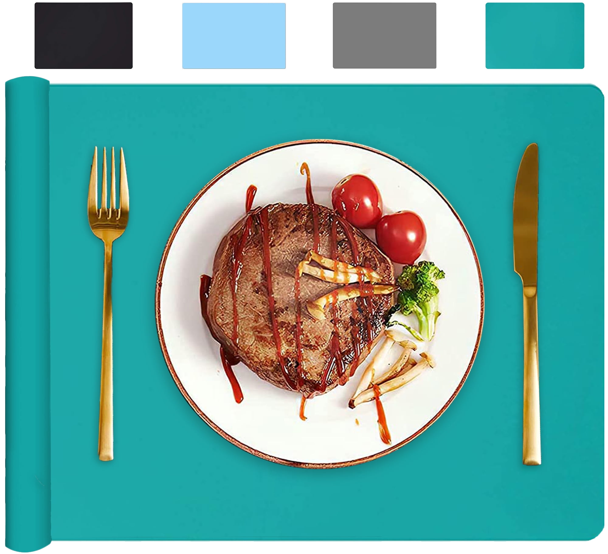 Silicone Placemats Silicone Table Mat, Large Kitchen Counter Protector ...