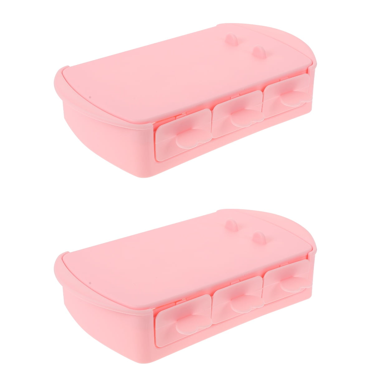 Silicone Popsicle Maker Mini Ice Molds 2 Pc Tray Cream Household Cube ...