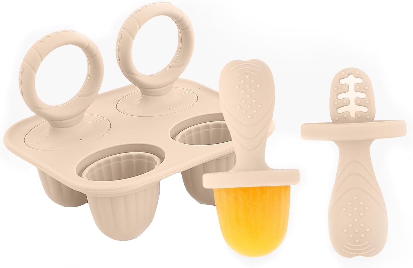 Silicone Popsicle Molds, Mini Breastmilk Popsicle Molds with Sticks for ...