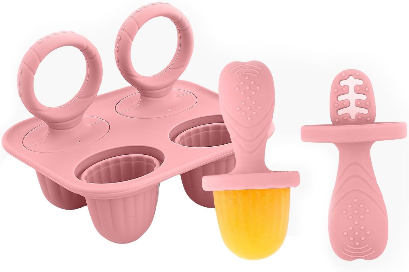 Silicone Popsicle Molds, Mini Breastmilk Popsicle Molds with Sticks for ...