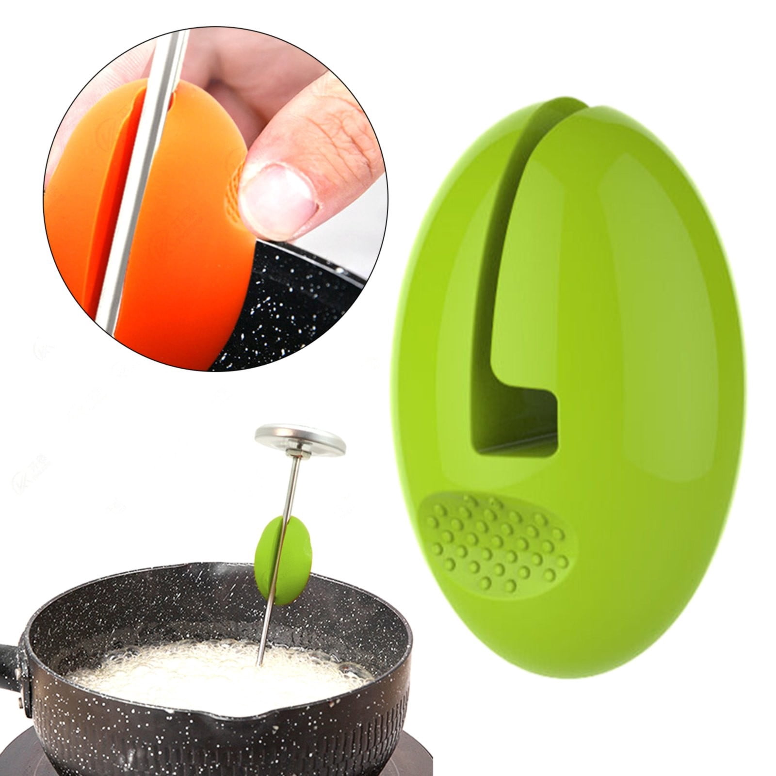 Silicone Pot Clip for Cooking Thermometer Adjustable Bracket Holder for ...