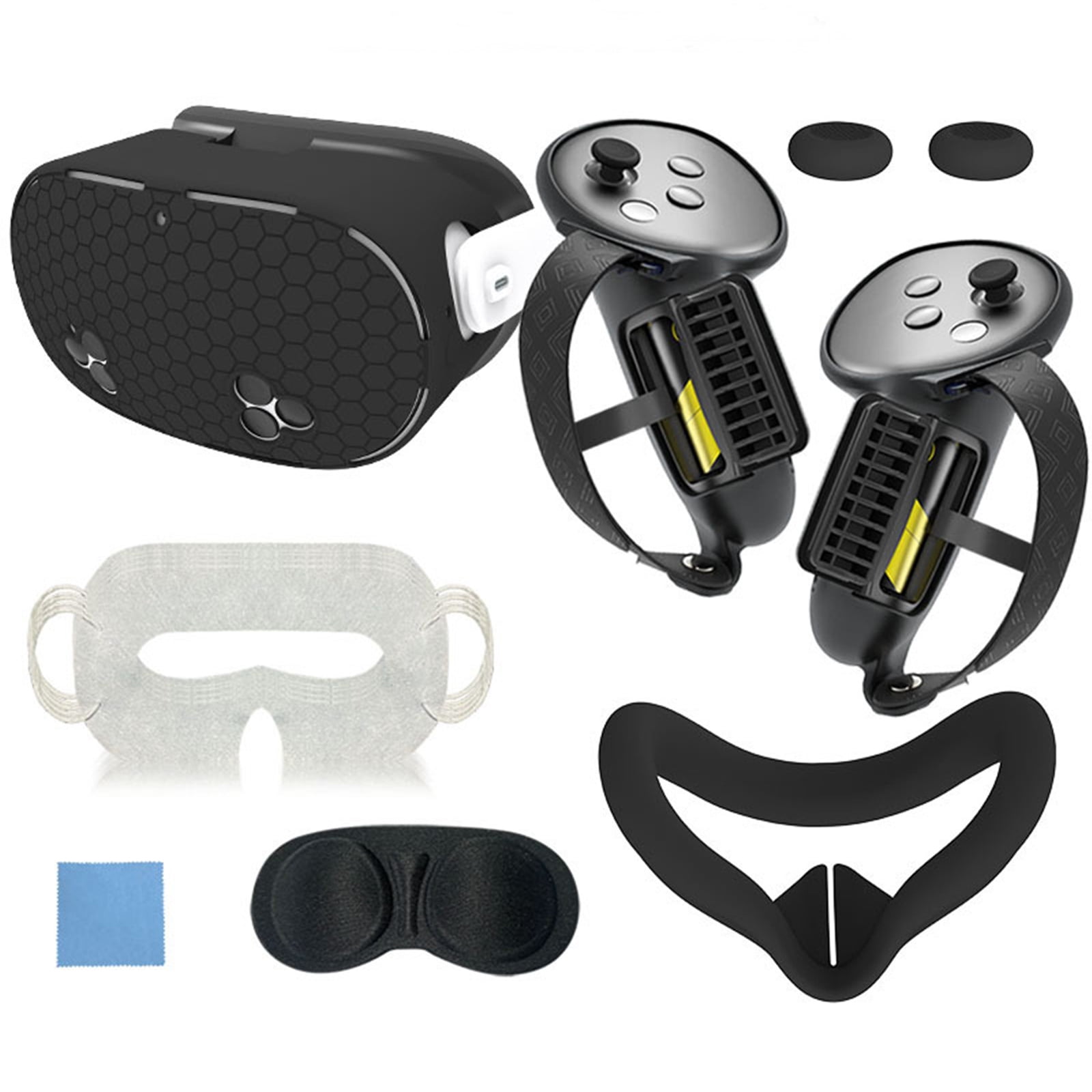 Silicone Protective Accessory Set for Meta Quest 3S, Including ...