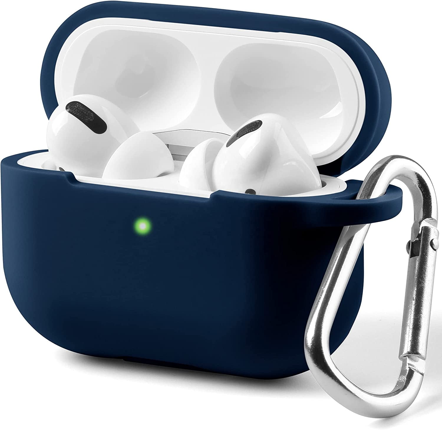 Silicone Protective Case Cover for Airpods Pro with Carabiner - Walmart.com