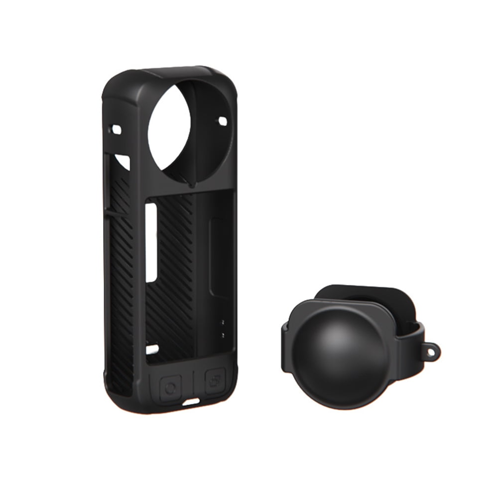 Silicone Protective Case for Insta360 X4 with Lens Cap, Soft Silicone ...