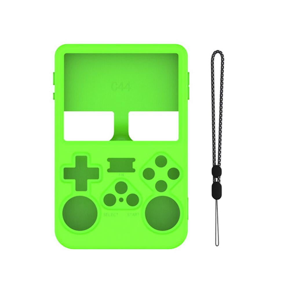 Silicone Protective Case for R36S Handheld Game Console - Black Green ...