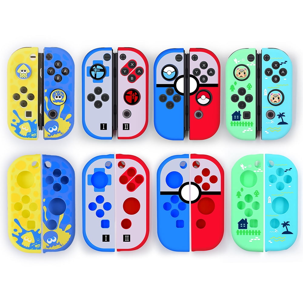 Silicone Protective Cover Case with Thumb Grips for Nintendo Switch Joy ...