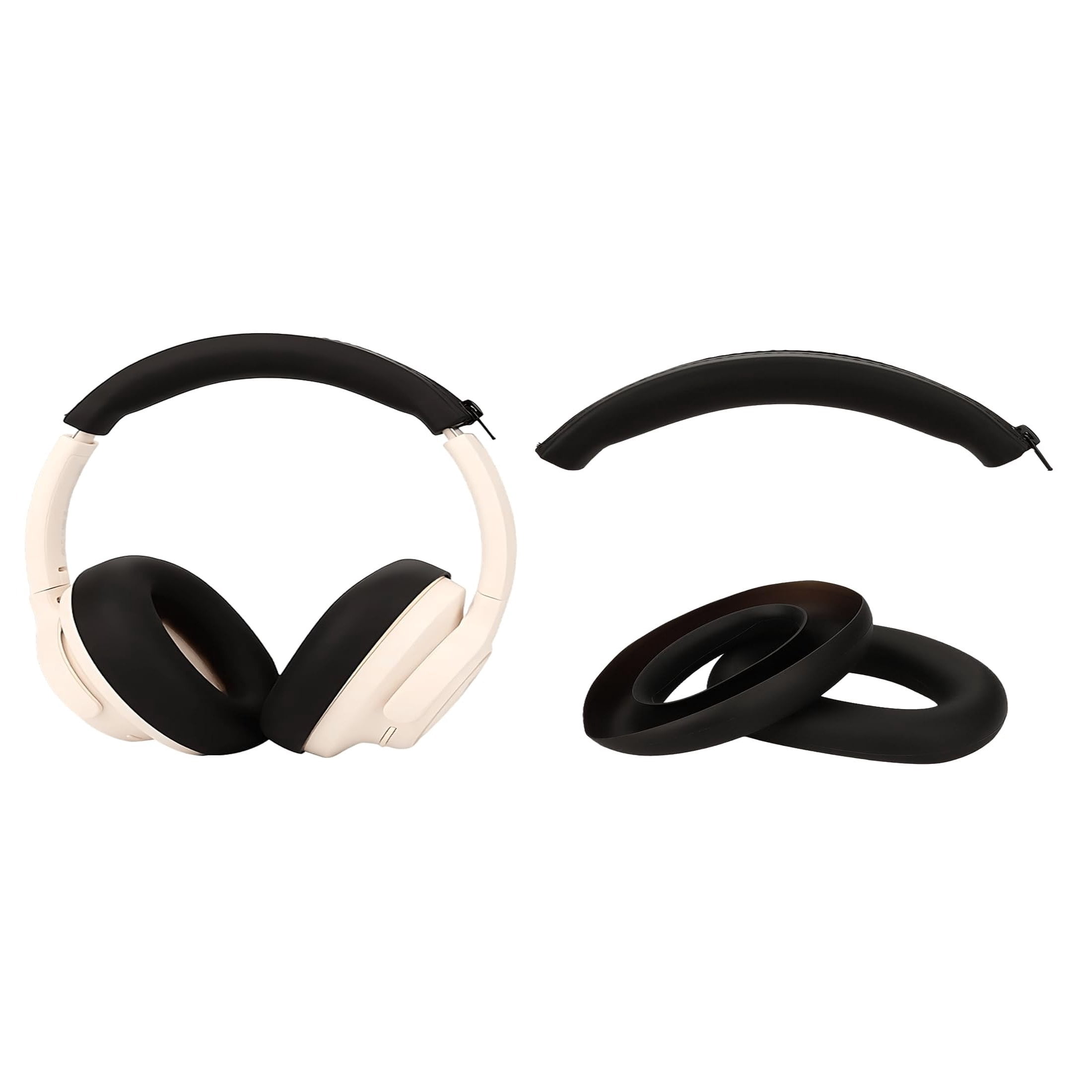 Silicone Protector Case for Soundcore Q20i Headphones and Ear Caps ...