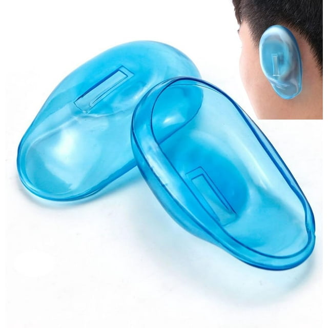 Silicone Protector Ear Covers 2Pcs Hair Dye Ear Shield Waterproof Ear ...
