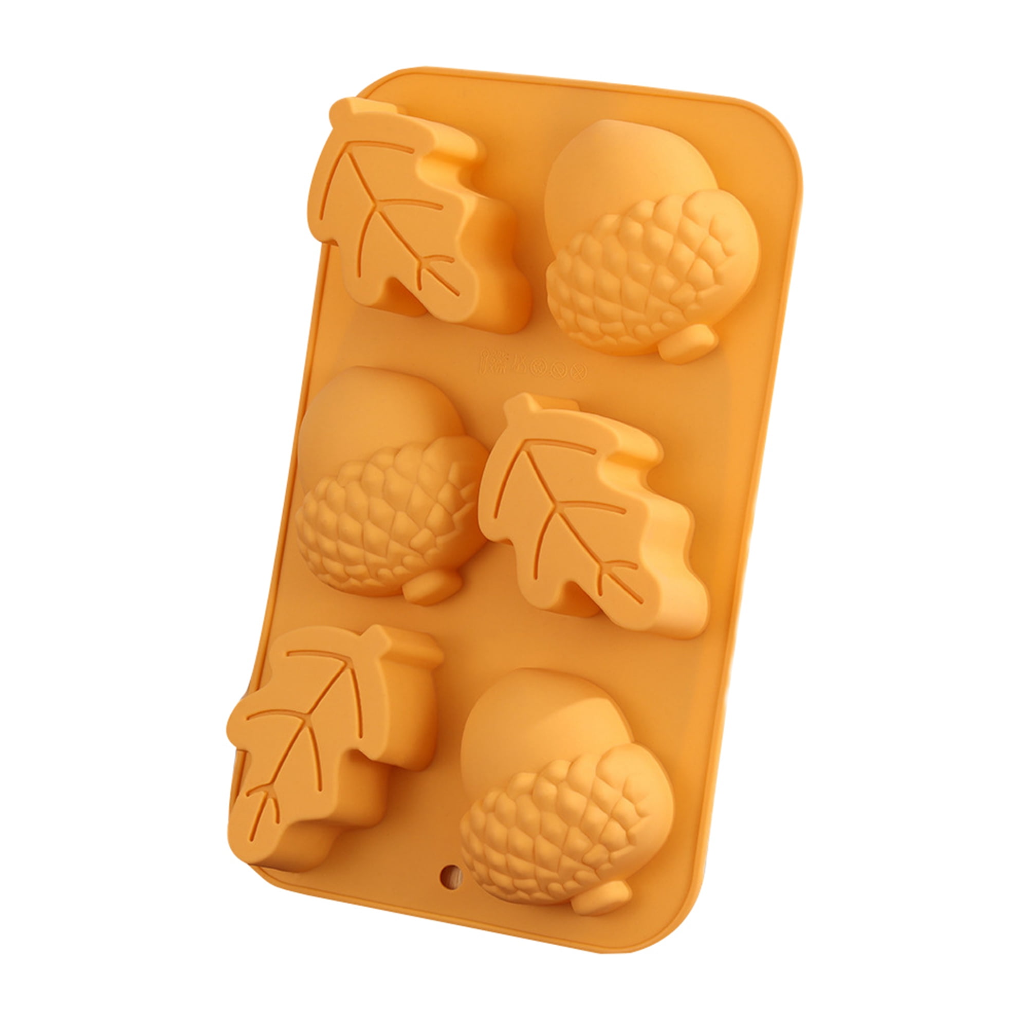 Silicone Pumpkin Molds 6 Cavity 3D Pumpkin Cake Molds Muffin Cupcake ...