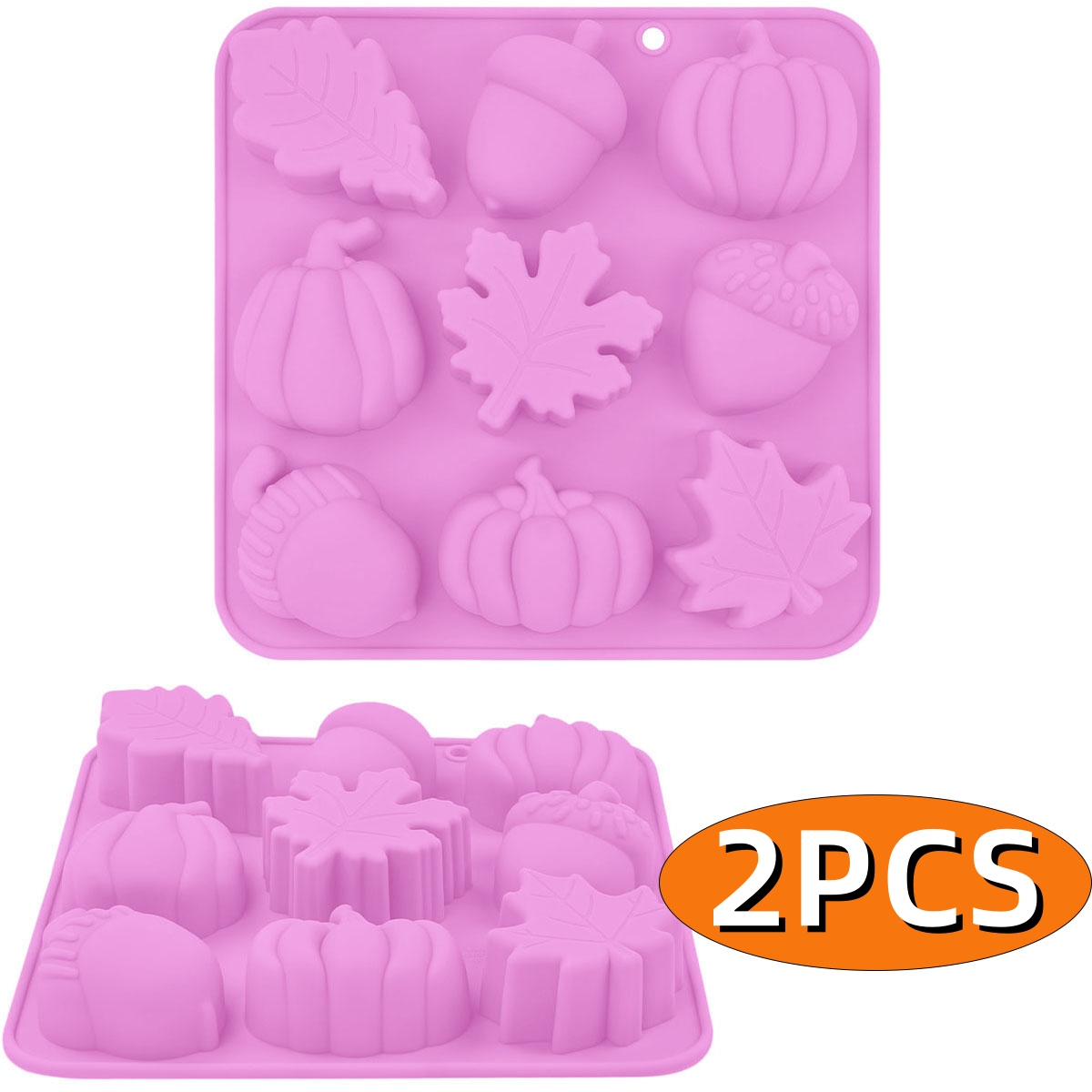 Silicone Pumpkin Molds Fall Muffin Molds Thanksgiving Baking Supplies ...
