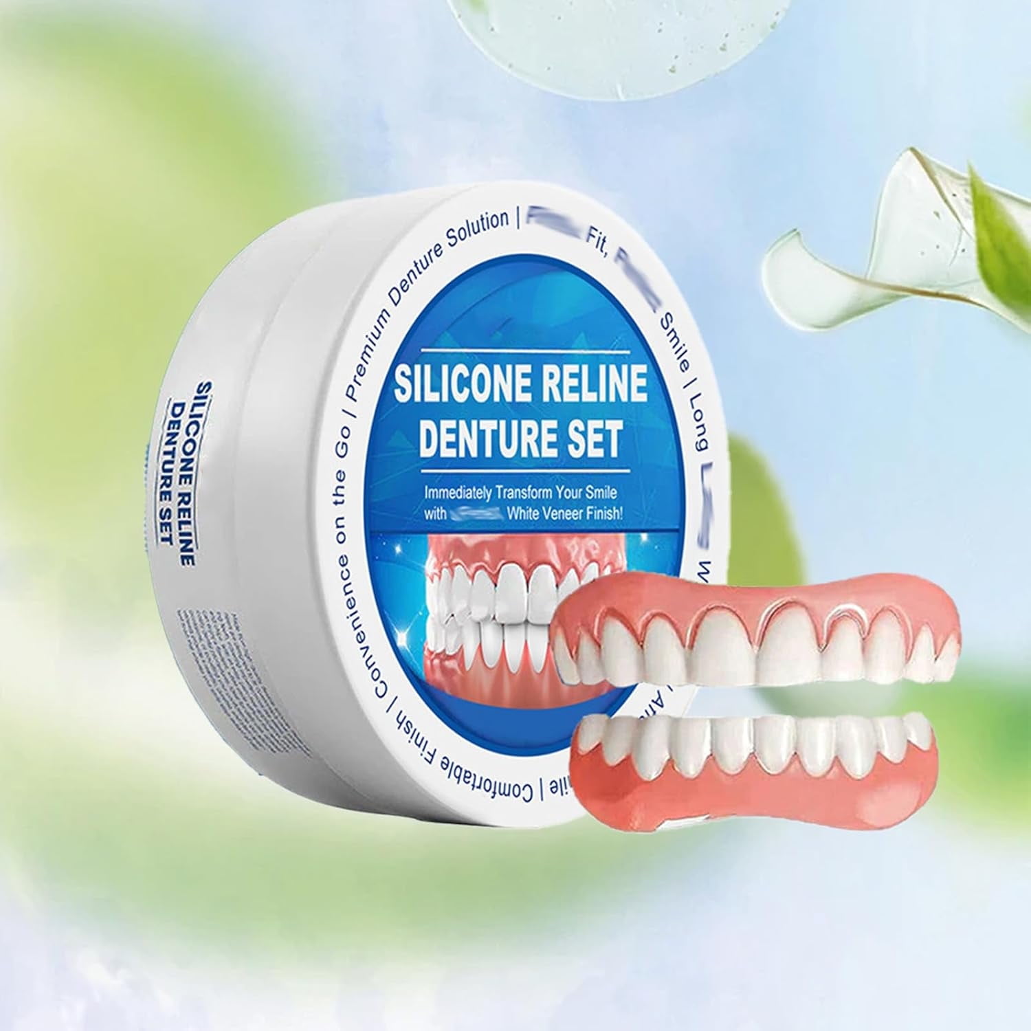 Silicone Reline Denture Set, 2024 Professional Denture Silicone Reline ...