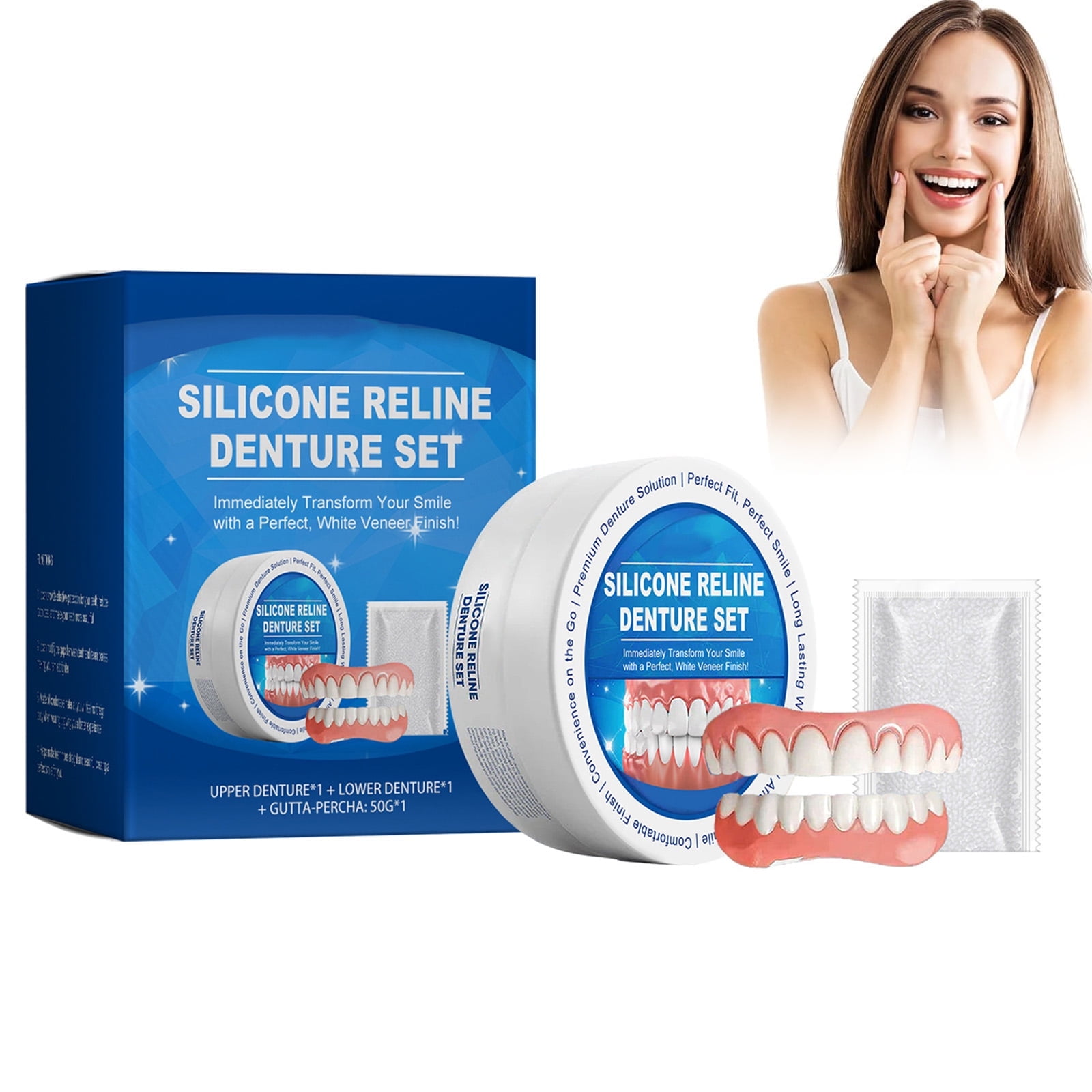 Customer reviews for Silicone Reline Denture Set, Professional Denture ...